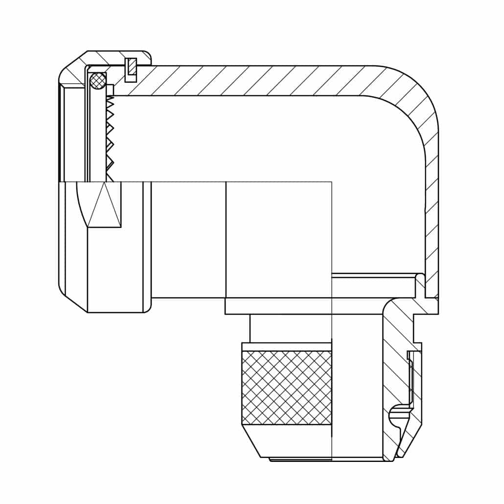 Series A3 Backshell for MIL-DTL-38999 Series III | EMCA